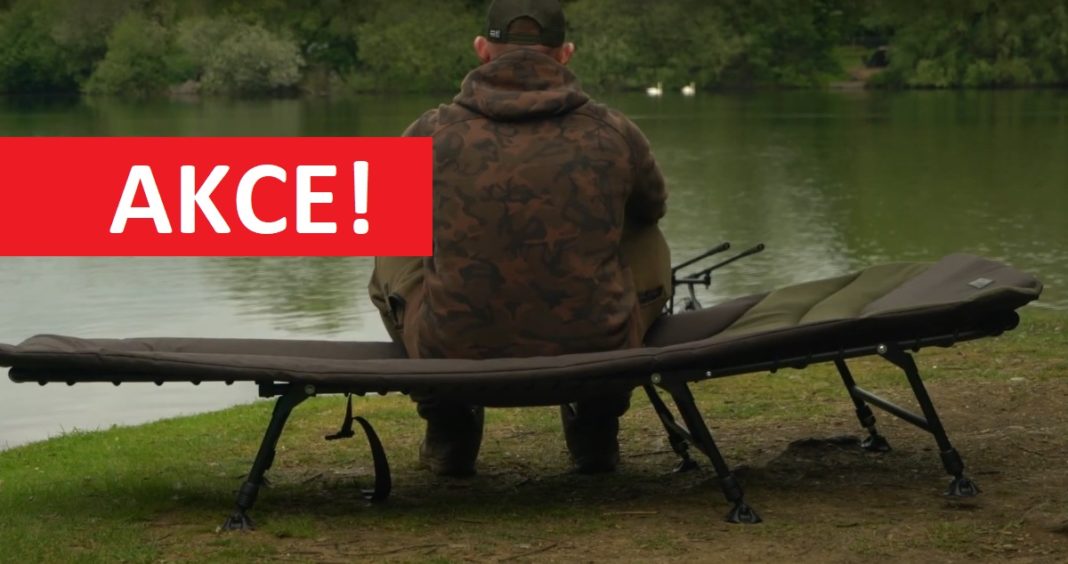 Brutální akce! Nadupaná lehátka pro rybáře FOX výrazně levněji ...
